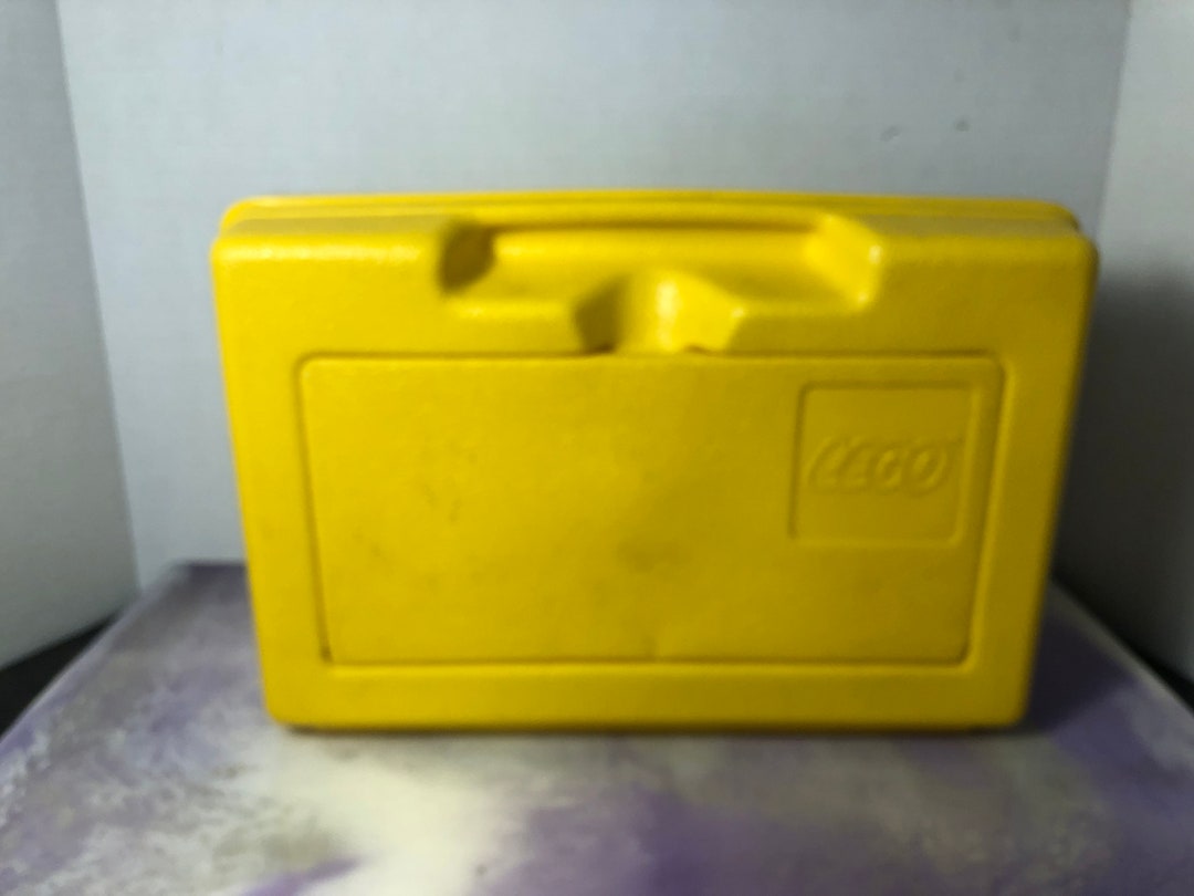 Vintage Rare Lego Yellow Plastic Storage Case 1985 - Case Only - Cool ...