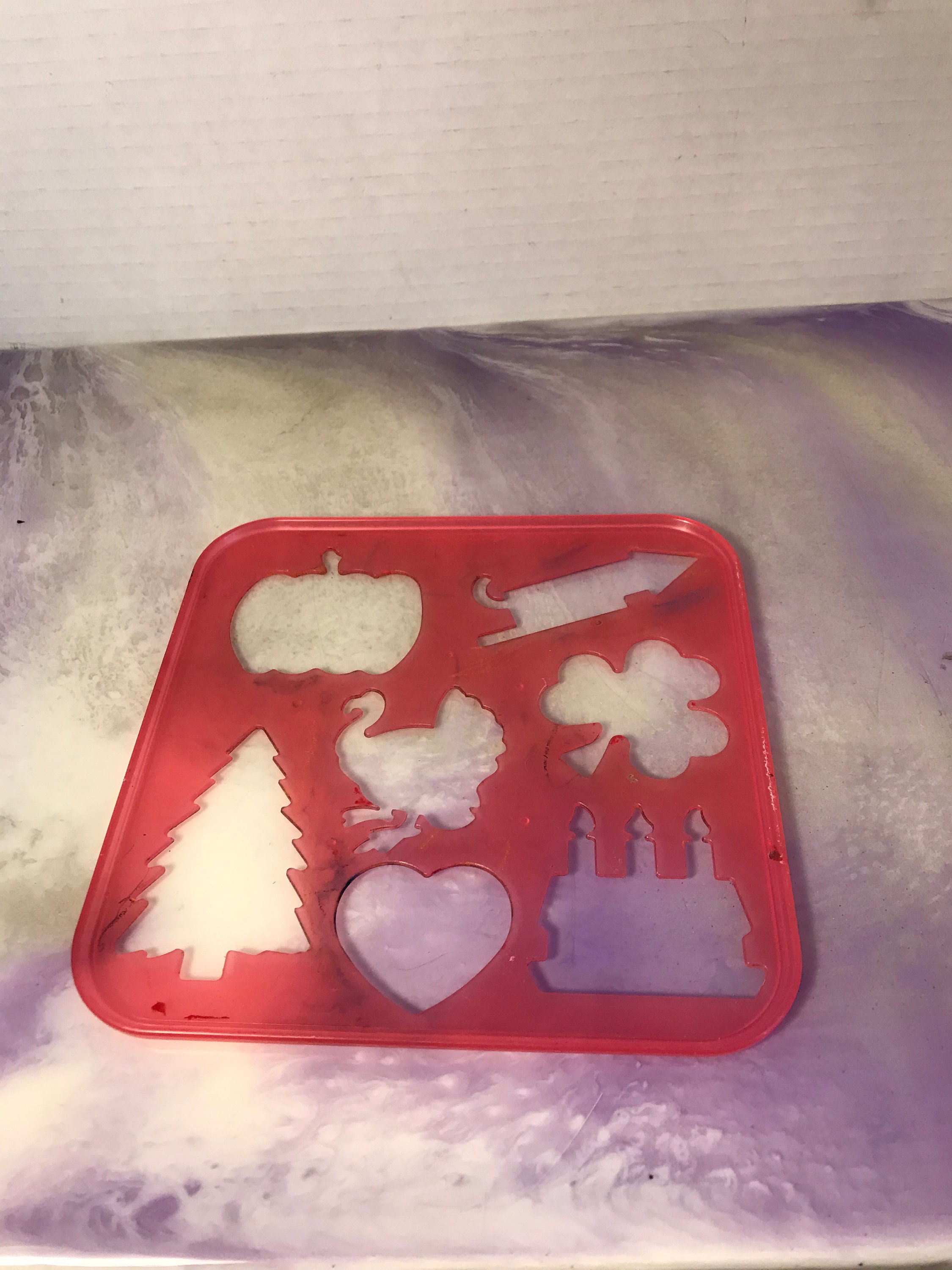 Vintage Tupperware Toys Stencil Holiday Themed Rare | Etsy
