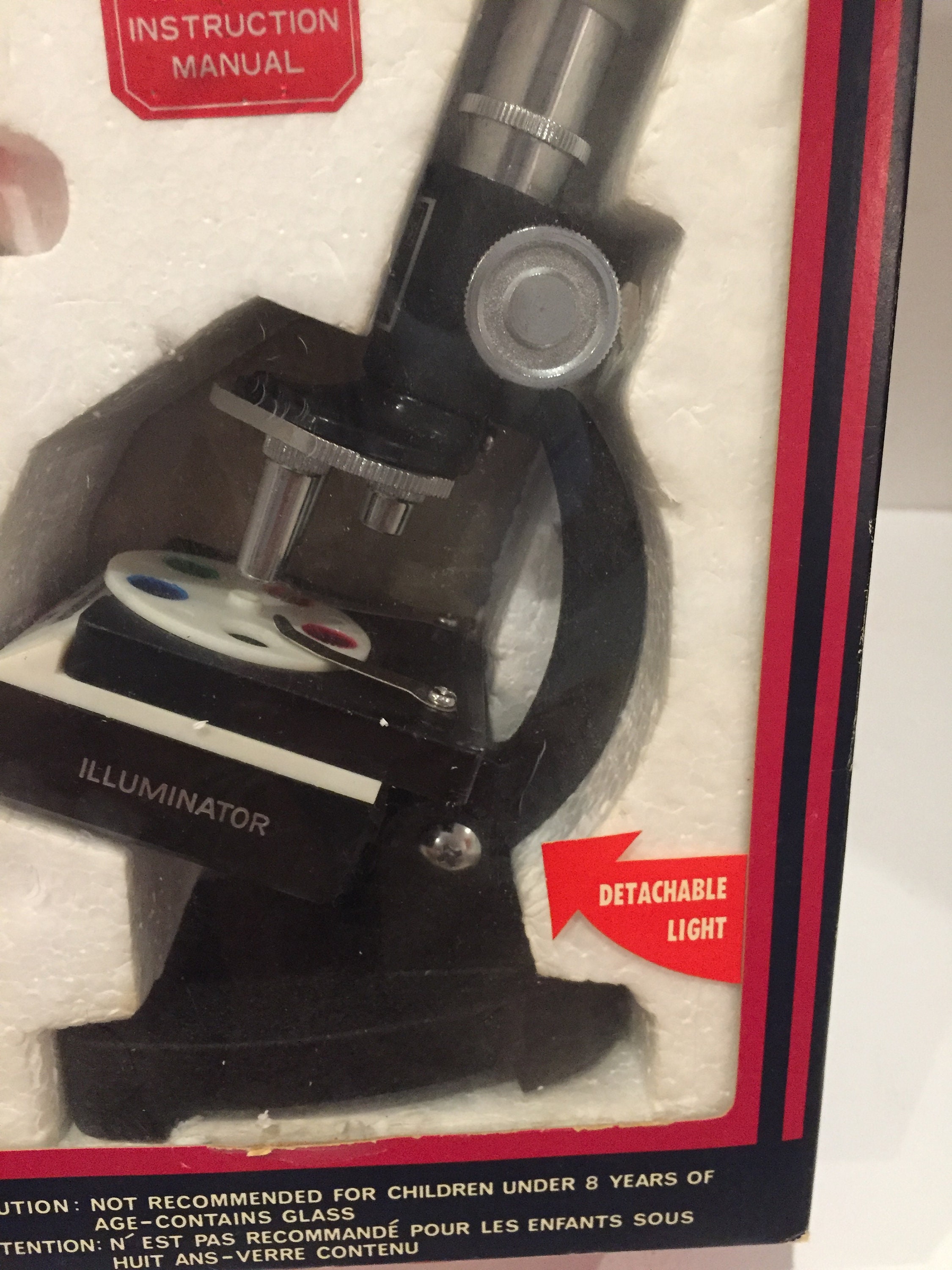 Vintage Sears Zoom Microscope 600 X Power Original Box Near - Etsy