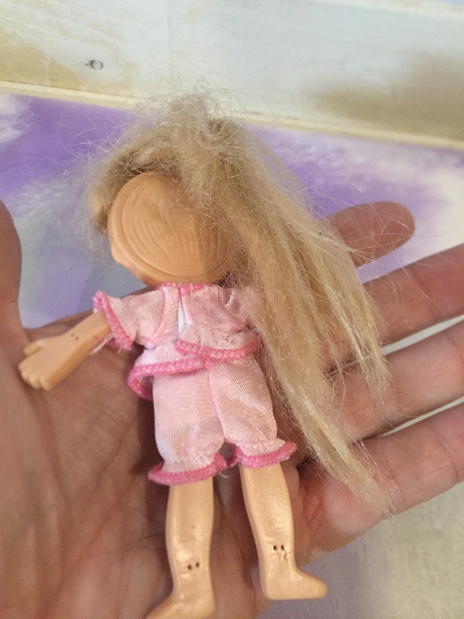 Vintage Bendable Doll With Hair Action Figure Bendy Toy Rare - Etsy