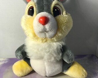 Rare Vintage Plush Stuffed Animal Walt Disney THUMPER Small Plush New ...