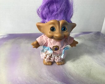 Purple Hair Doll - Etsy
