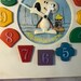 Vintage Snoopy Romper Room Shape Clock 1965 Hasbro Peanuts Gang Puzzle ...