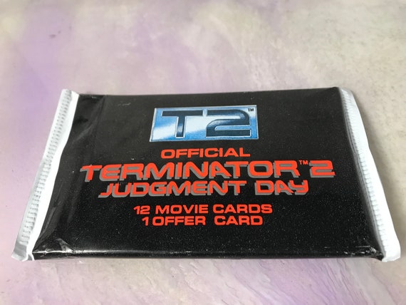 Vintage T2 Terminator 2 Trading Cards 1990's SEALED PACK | Etsy