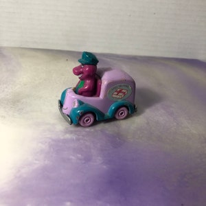Vintage 1992 Barney Die Cast Toy Car - Awesome Vintage Kid's Diecast ...