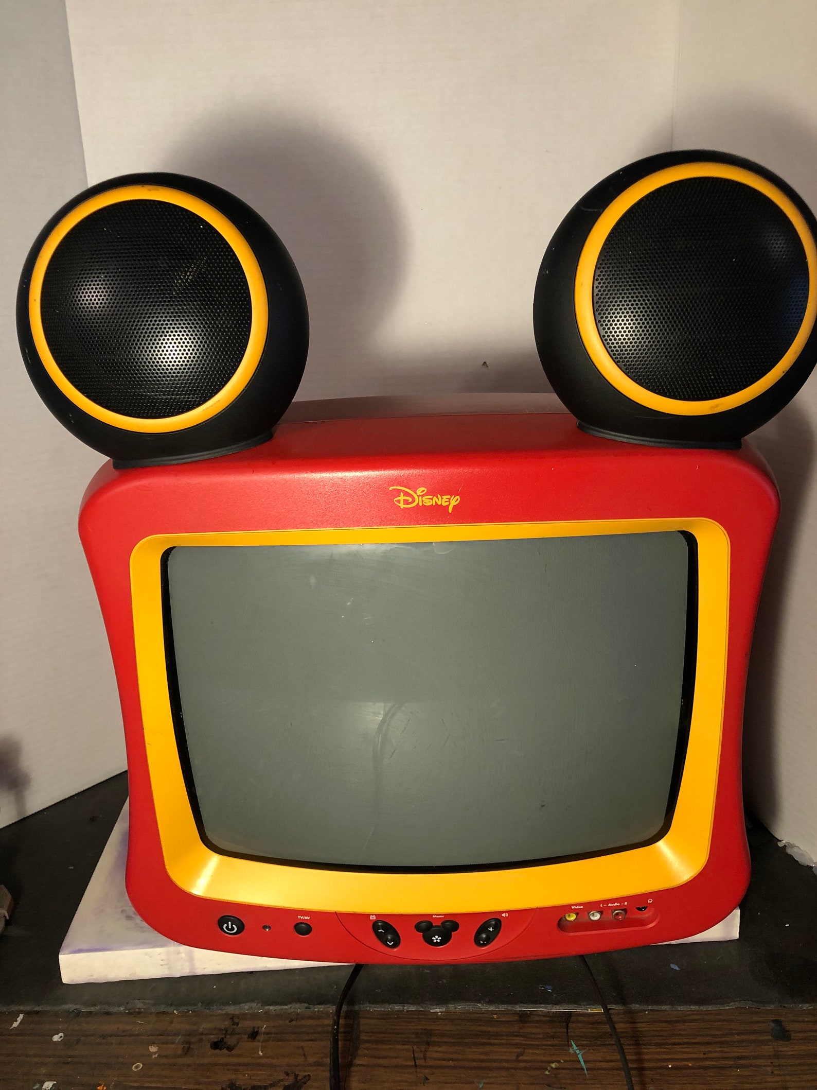 Vintage Mickey Mouse Themed Television Colour TV Awesome - Etsy