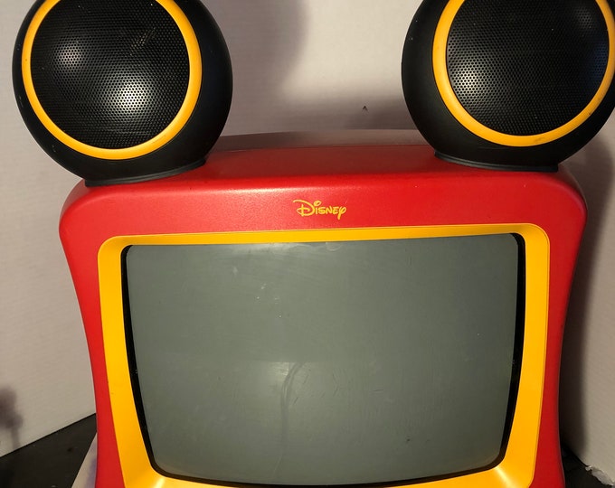 Vintage Mickey Mouse Themed Television Colour TV - Awesome Condition ...