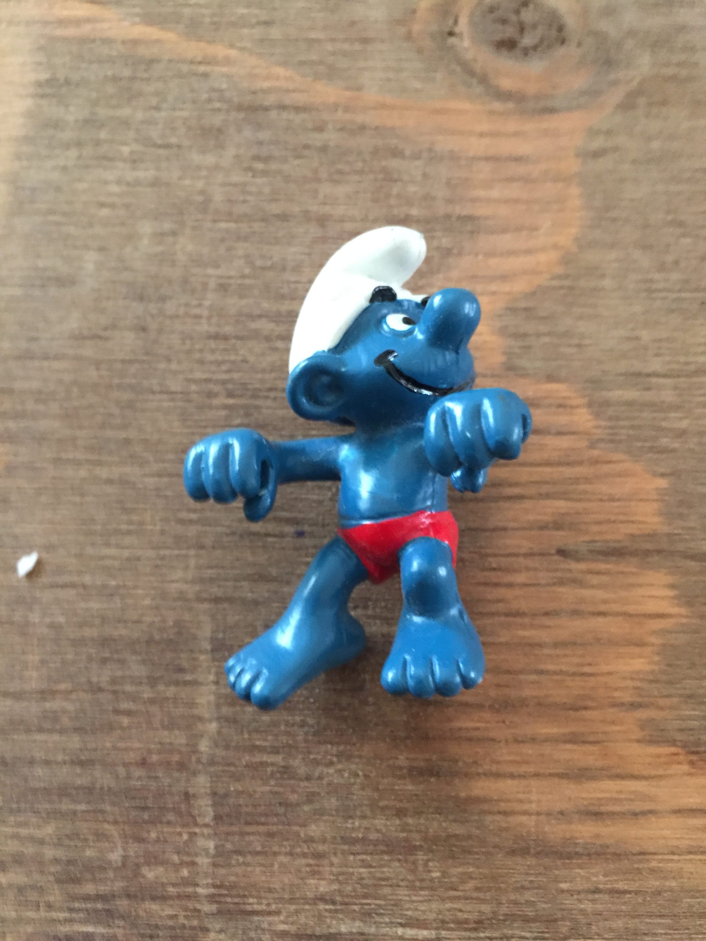 Vintage SMURFS Smurf Figure PVC Cake Topper Rare Vintage Toy! Smurf ...