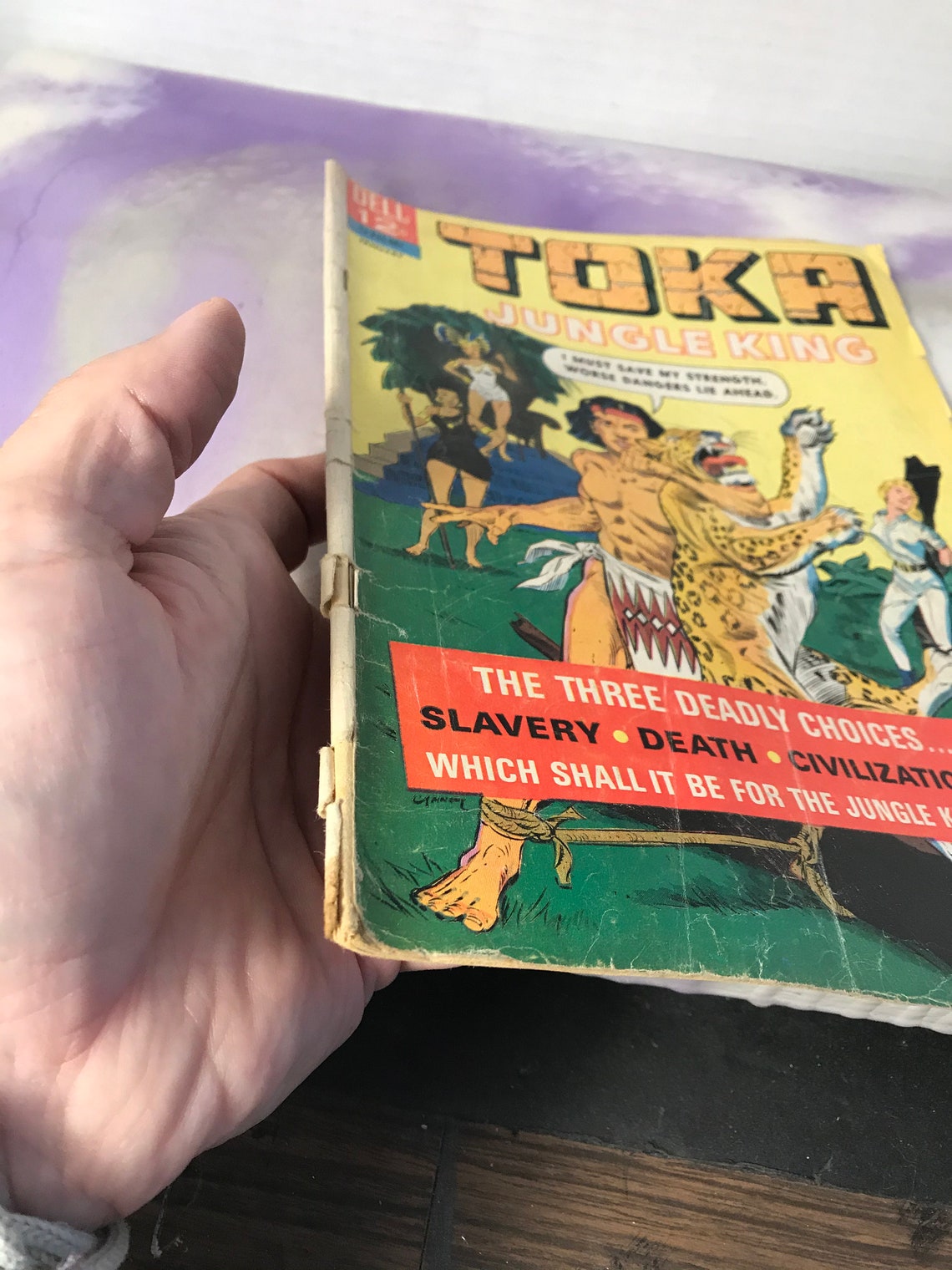 Vintage DELL Comics Toka Jungle King Retro 1950's Comic | Etsy