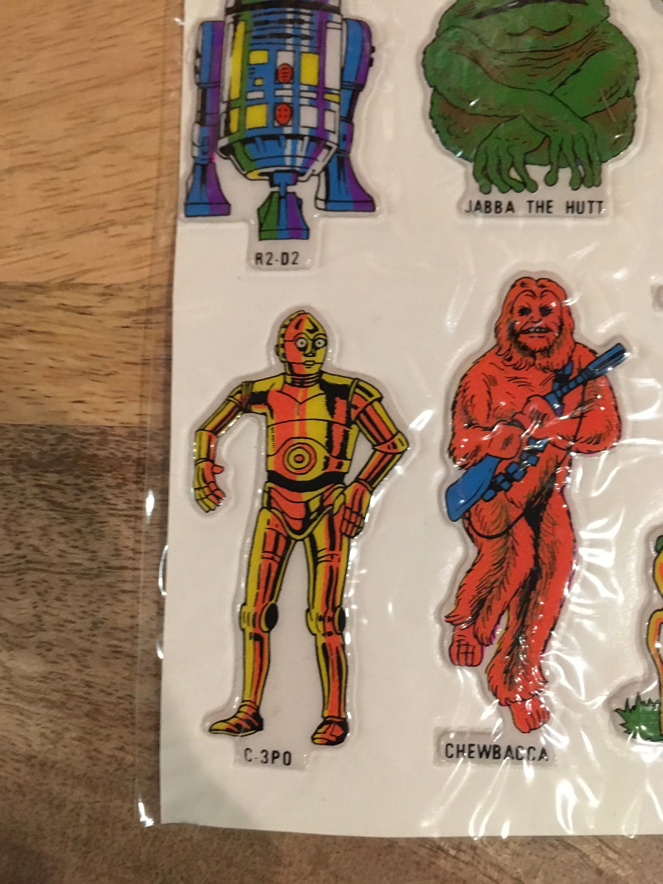 Vintage Star Wars Return of the Jedi Puffy Stickers R2D2 / | Etsy