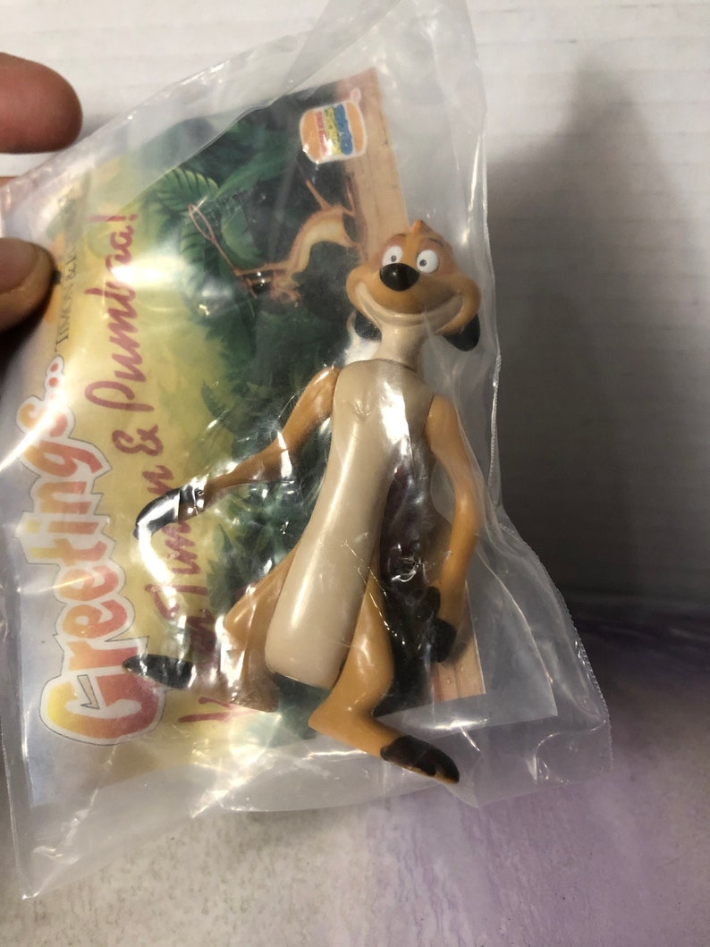 Vintage BRAND NEW Lion King Figure Timon! Disney Lion King Burger King ...