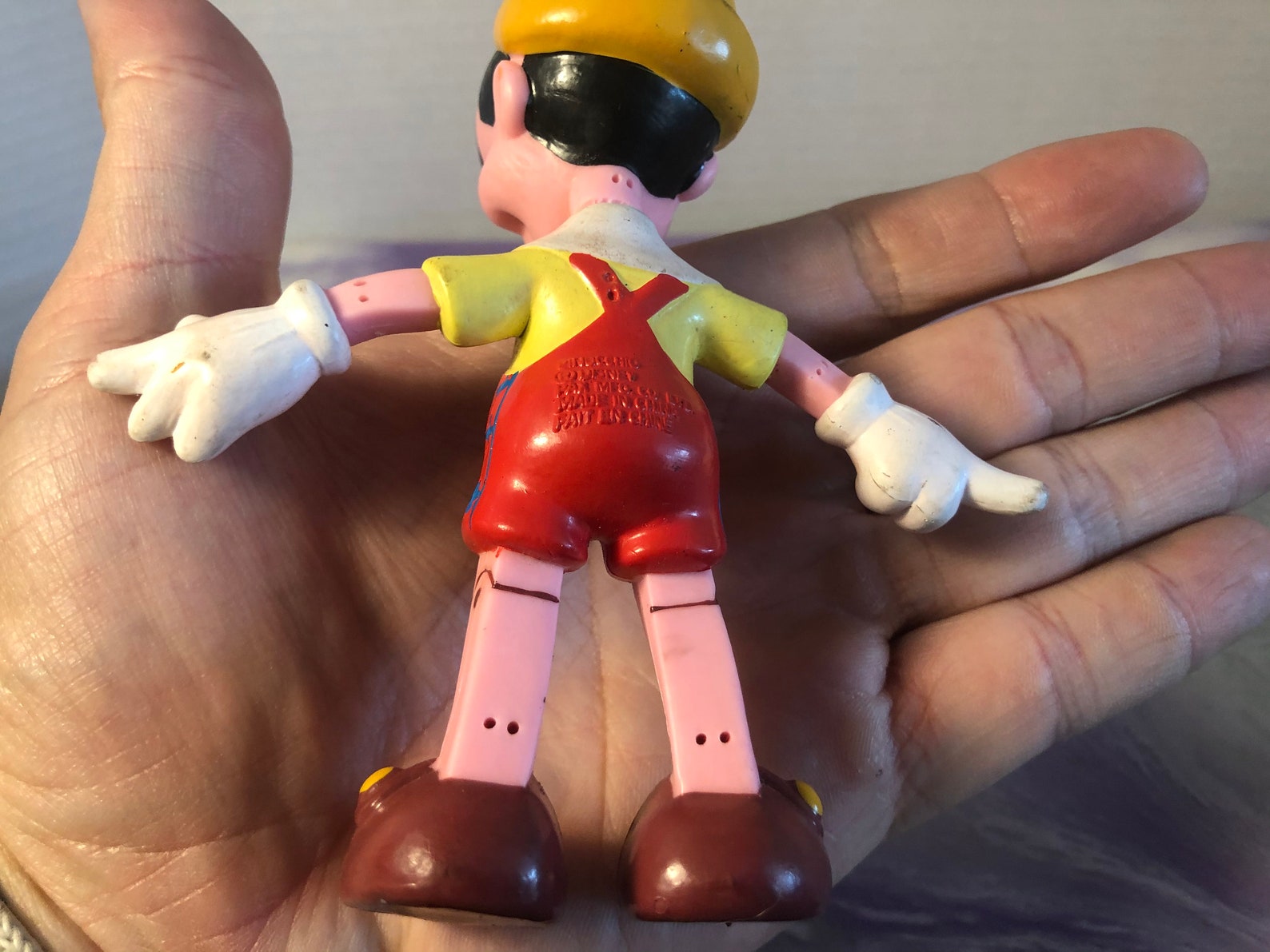 Vintage Large Disney Pinocchio Disney Bendable Figure PVC - Etsy
