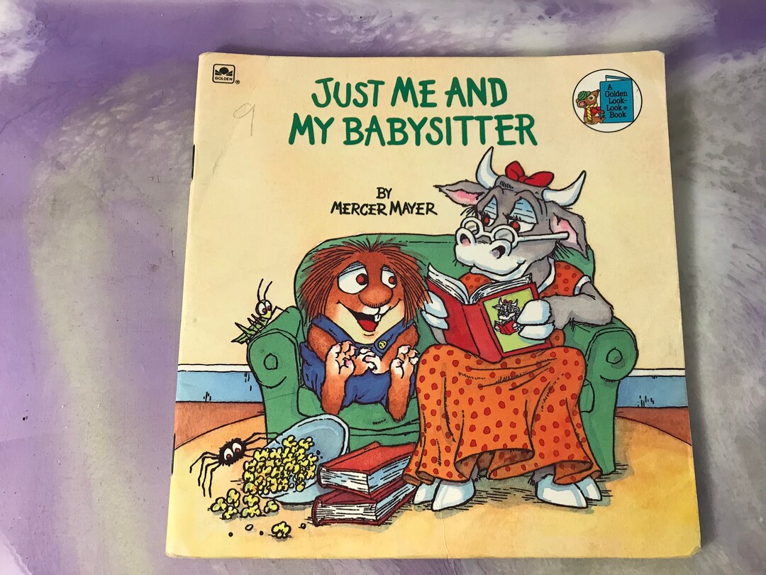 Vintage Golden - Mercer Mayer - Just Me and My Babysitter - 90's Kid's ...