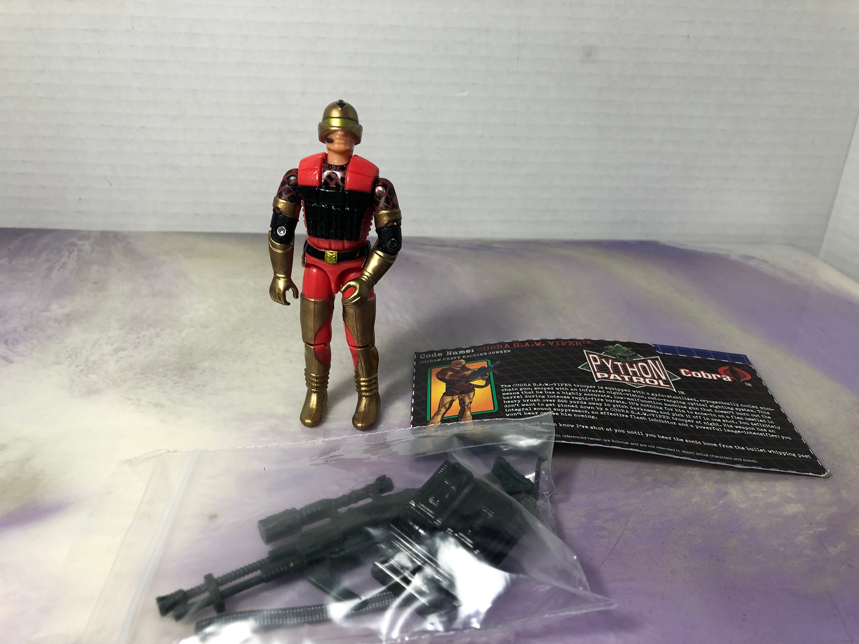 Vintage Python Patrol GI Joe ARAH Cobra S.A.W. Viper Rare - Etsy