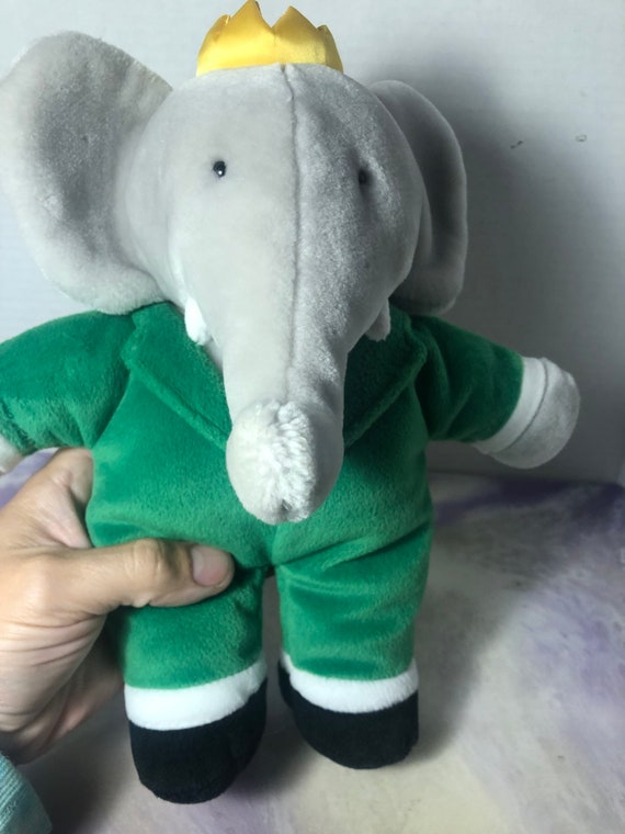 Vintage GUND Babar the Elephant Plush Stuffed Animal Vintage - Etsy