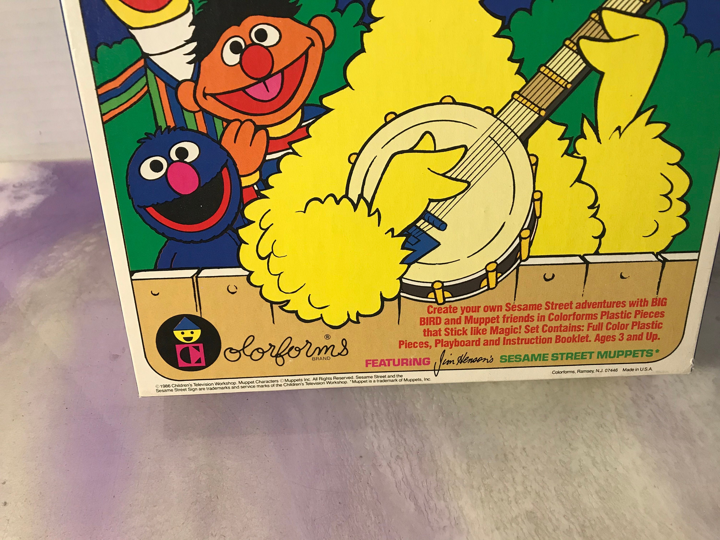 Vintage CTV Sesame Street Big Bird Color Forms Set Complete - Etsy