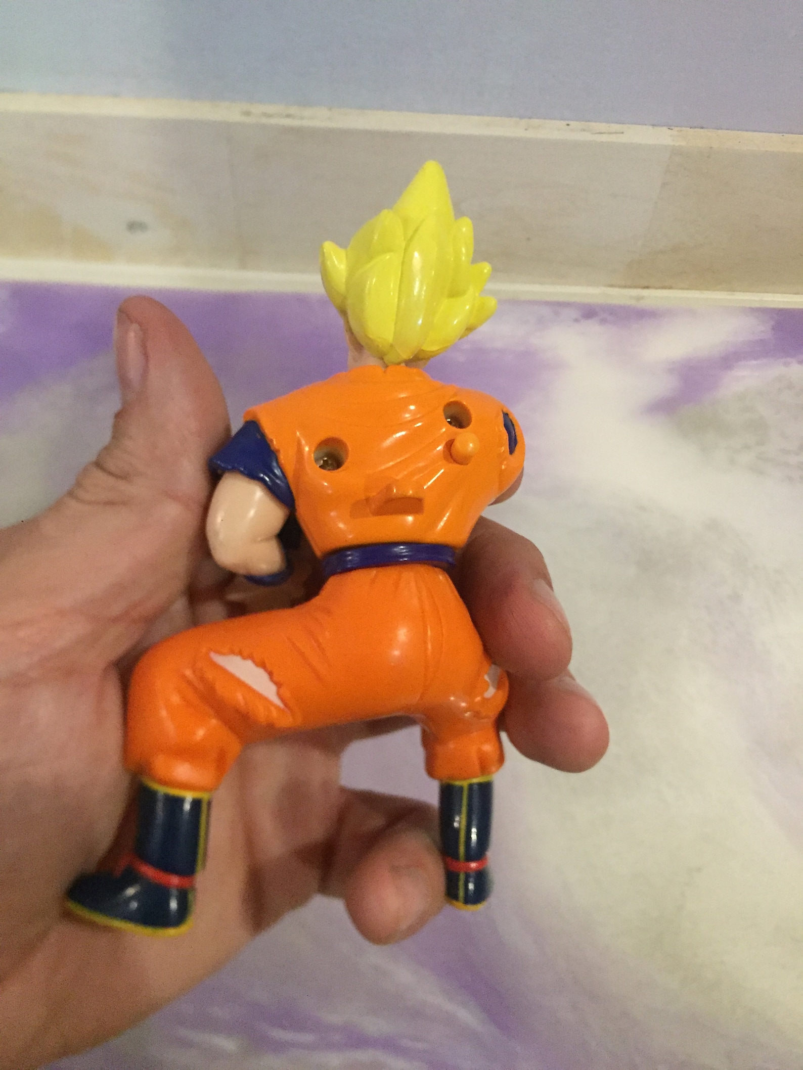 Vintage 1997 Dragon Ball Z SS Goku Action Figure Rare | Etsy