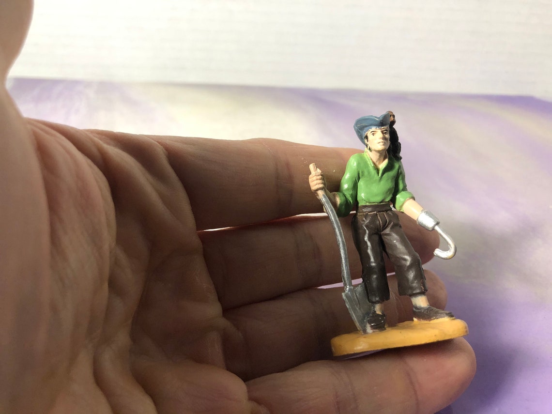 Vintage PVC Cake Topper Figure Figurine Pirate Themed - Etsy