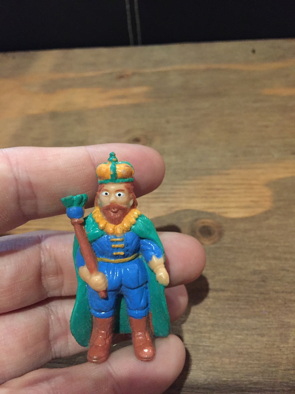 Vintage 1987 Soma Toys King With Sceptre PVC Figure / Cake - Etsy