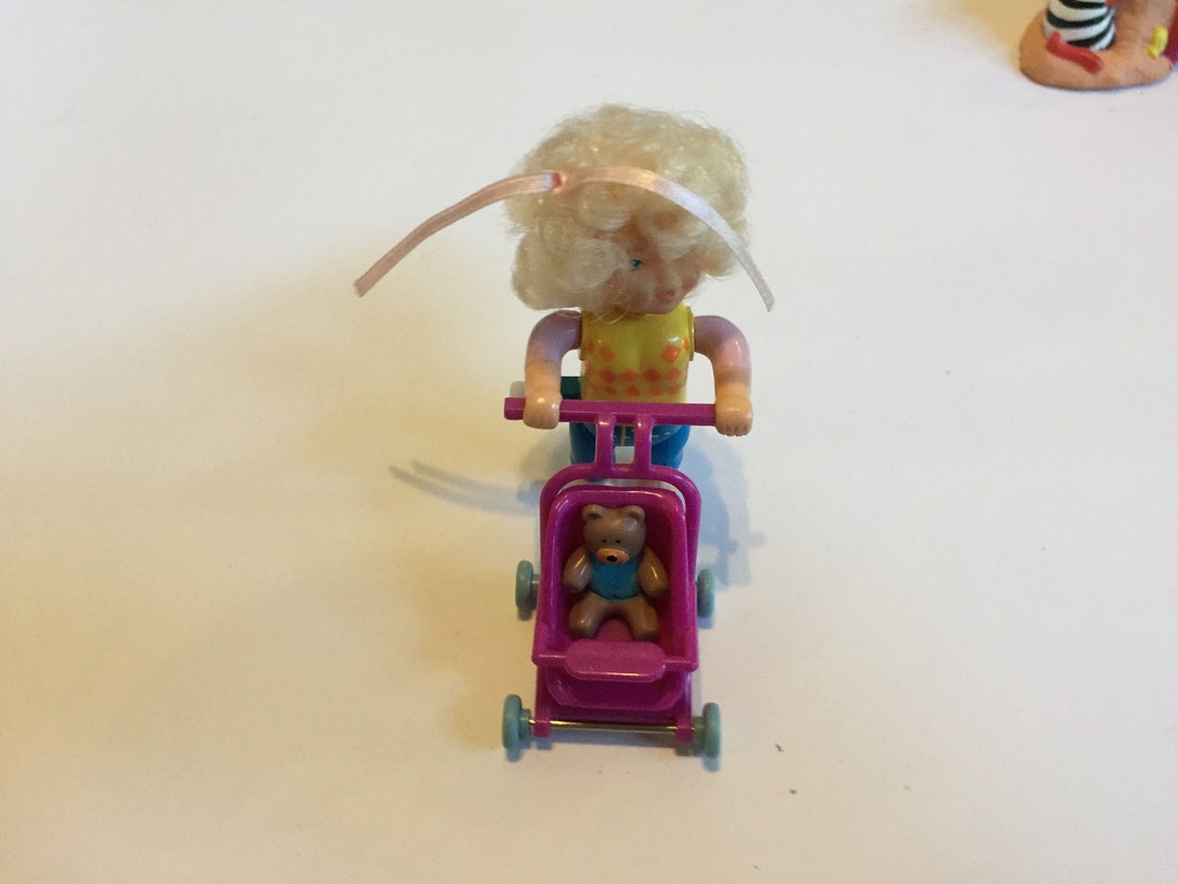 Vintage 1990 Meritus Industries Wind up Doll With Stroller - Vintage 90 ...