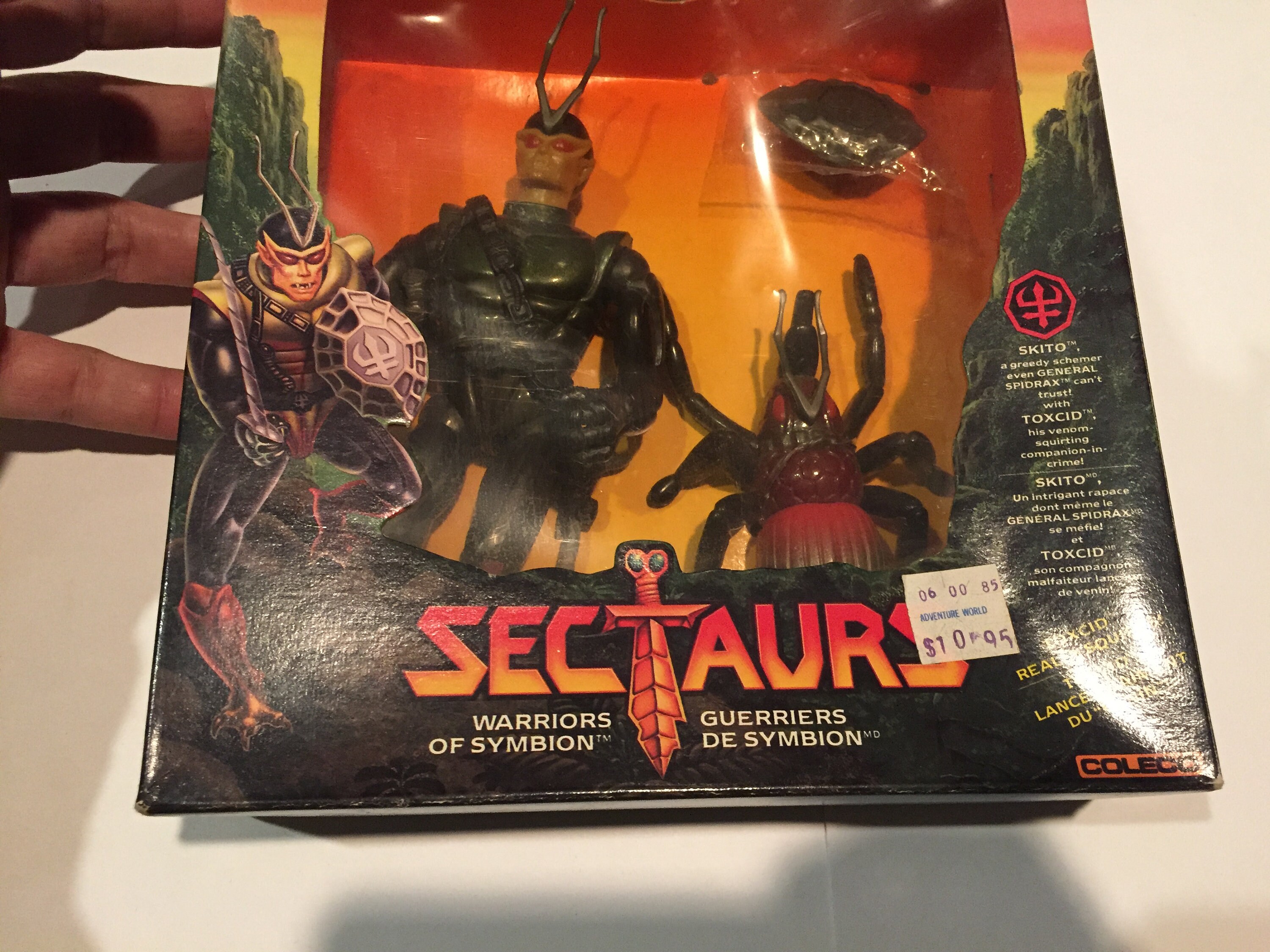 Action Figures Toys & Games Vintage Coleco Sectaurs Skito with Toxcid ...