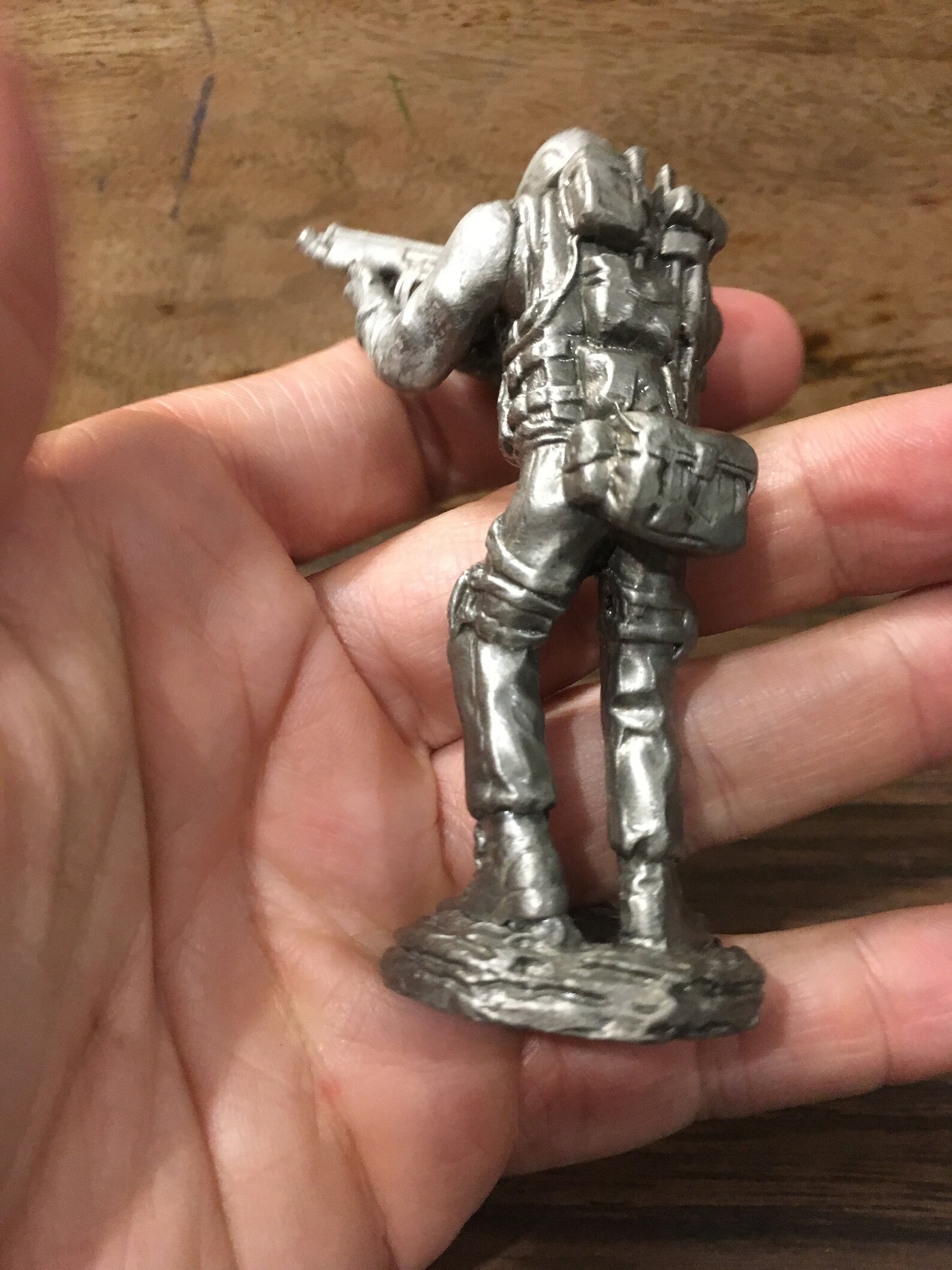 Vintage Steel / Pewter / Lead Soldier Figurine 1990's - Etsy