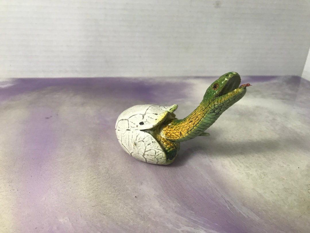 Vintage Made in China Rubber AAA Toy Rubber Baby Snake Hatching Made in ...