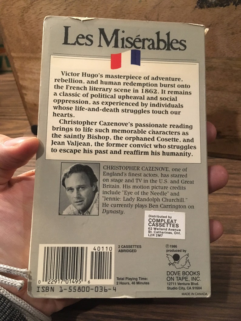 Vintage Audio Book Novel Les Miserables by Victor Hugo Classic | Etsy