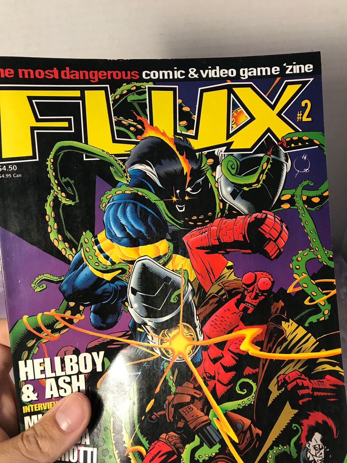Vintage Rare Comic Book FLUX Magazine #2 1990's - Awesome Piece of ...