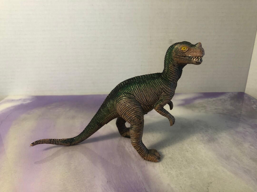 VINTAGE des années 1990 RAPTOR Made in China Dinosaur Figure / Cake ...