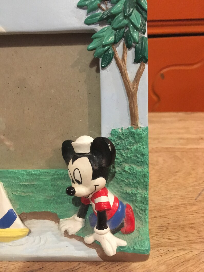 Vintage Disney Mickey Mouse and Minnie Mouse Picture Frame - Etsy