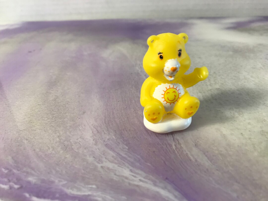 Care Bears Funshine Bear Miniature Figure Cake Topper! Used Played With ...