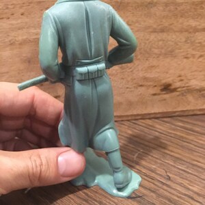 Vintage Louis Marx 6" Soviet Army Man Blue Styled Plastic Toy Figure ...