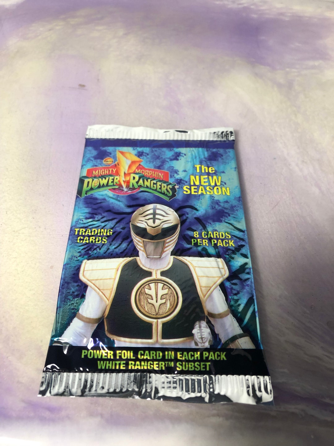 Vintage MMPR - Power Rangers Trading Cards 1990's SEALED PACK - Rare 90 ...