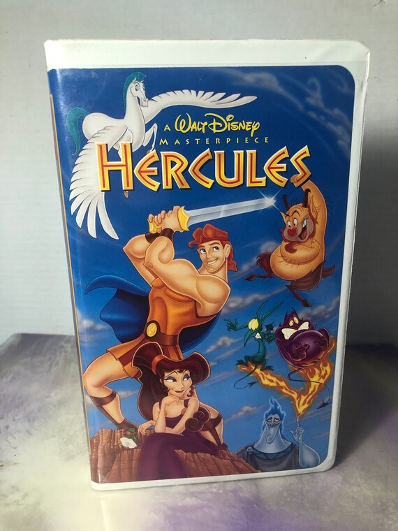 Vintage Hercules Vhs Tape 1990's Animated Walt Disney - Etsy