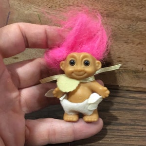 Baby Troll - Russ Troll Doll - Pink Hair - Rare Vintage 90's Troll Doll ...