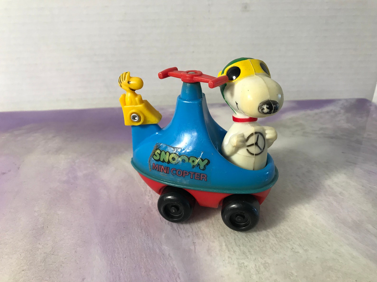 Vintage 1970s Peanuts Woodstock Snoopy in Helicopter PVC - Etsy