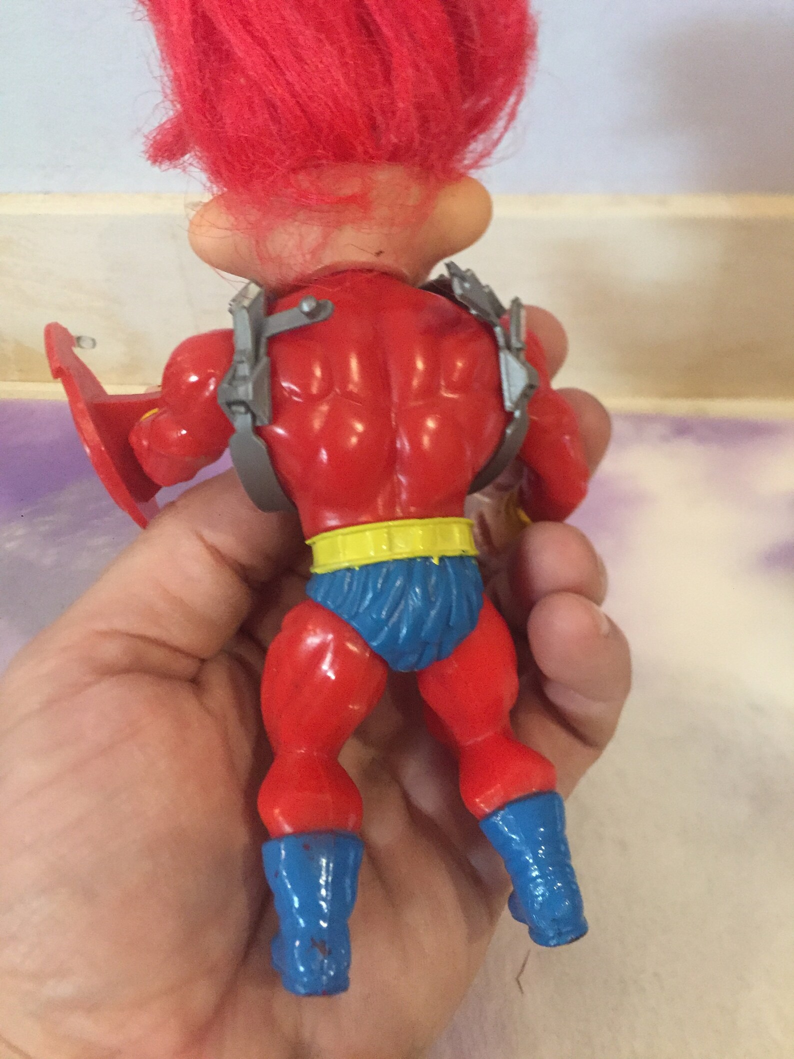 Vintage Troll Force Mighty Heroes Troll Doll Purple Hair - Etsy