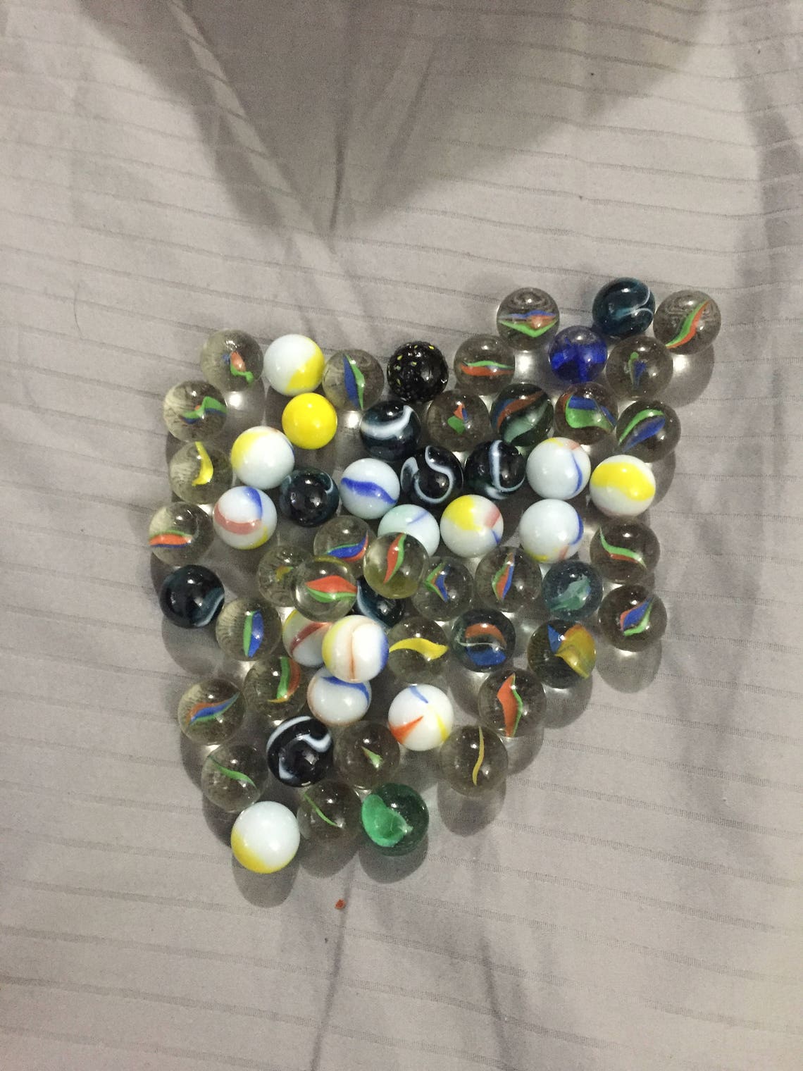 HUGE Lot of Rare Marbles - Lot of 50+ Vintage Styled Glass Marbles ...