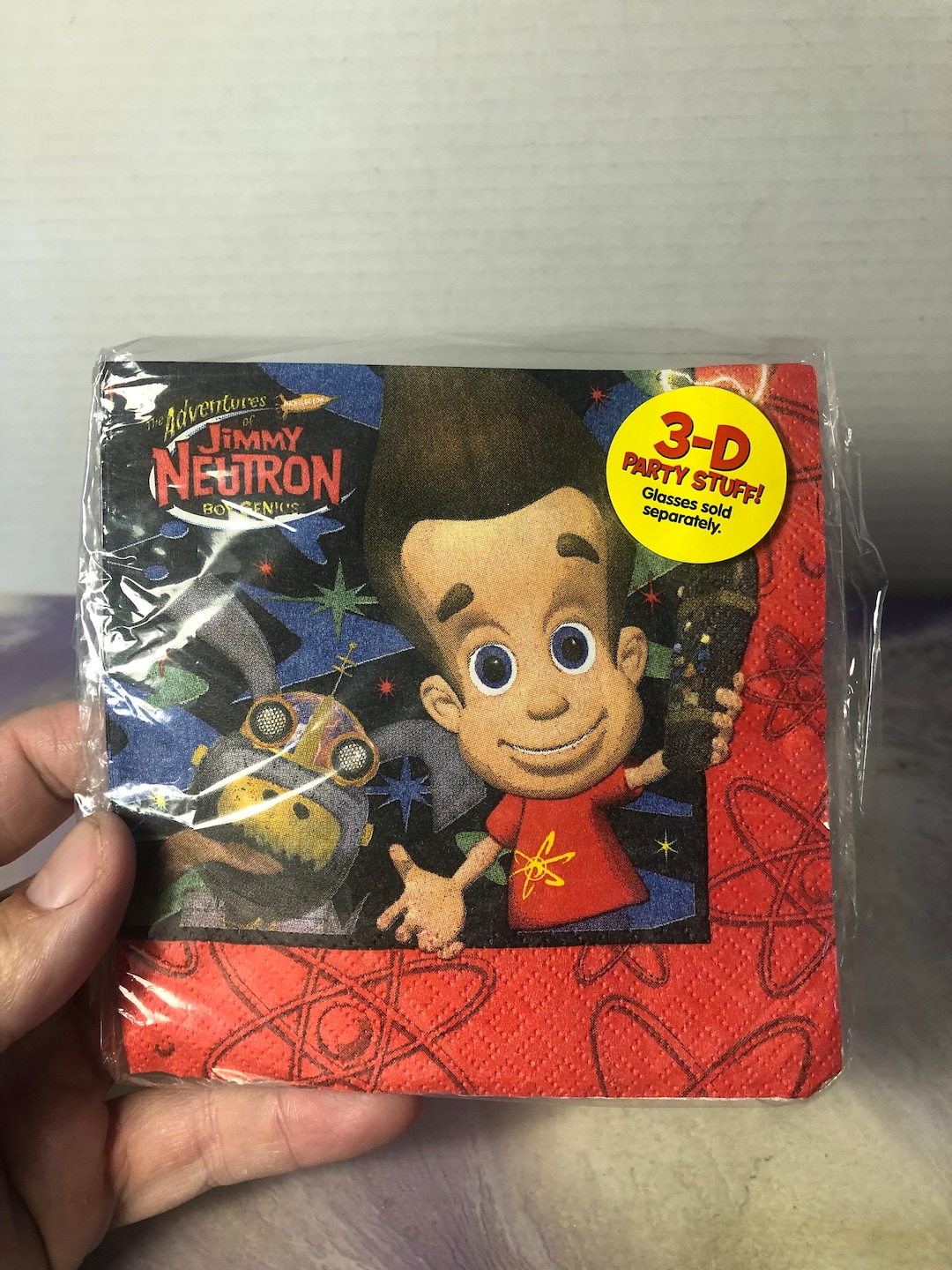 Vintage Jimmy Neutron Boy Genius Party Napkins - Birthday Party Themed ...