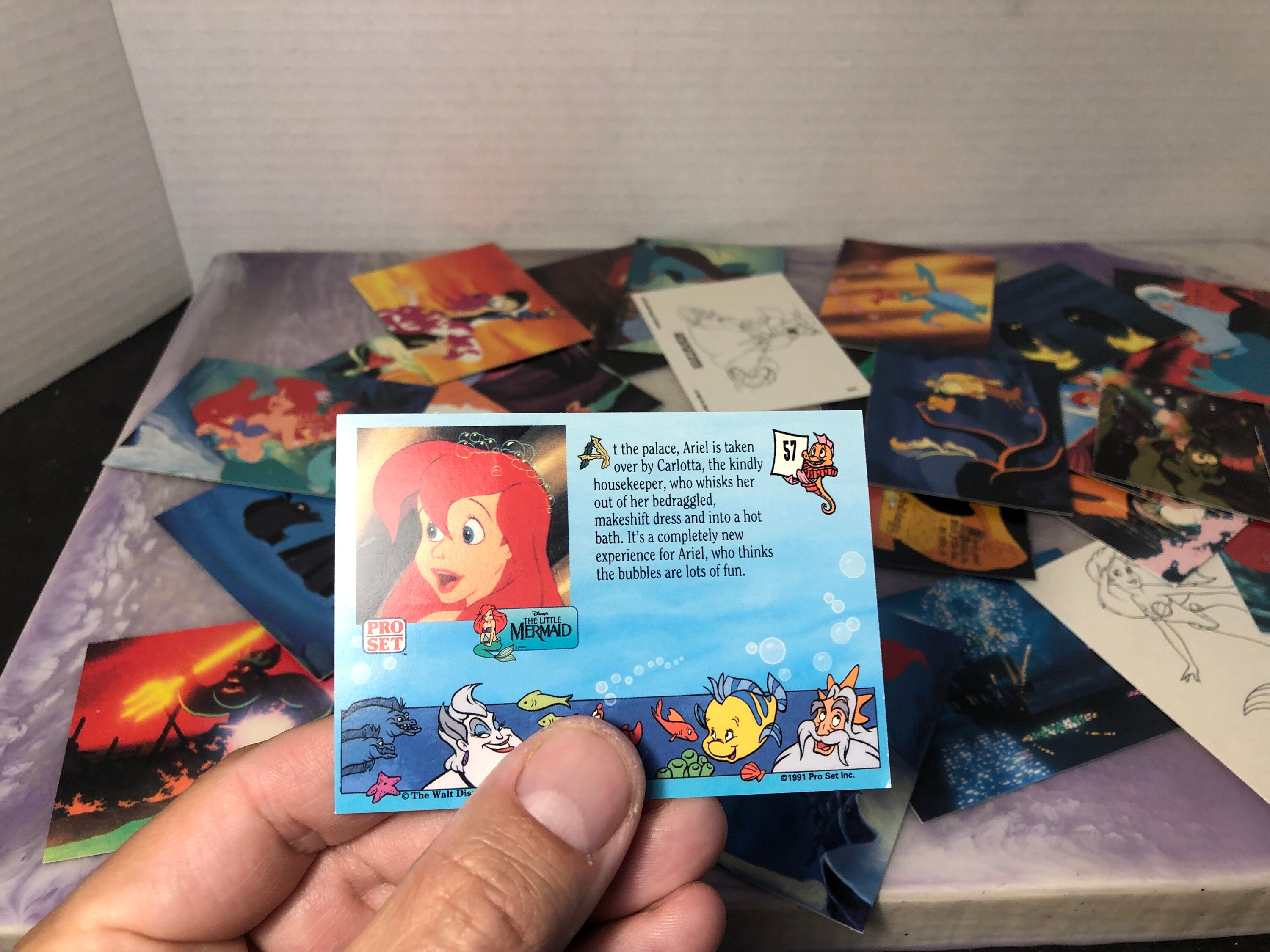 Vintage Disney the Little Mermaid Trading Cards 1990's Lot - Etsy