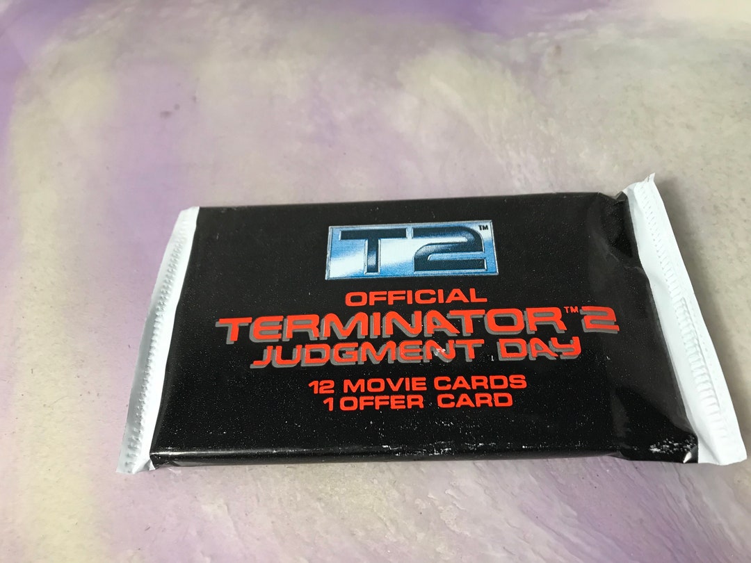Vintage T2 Terminator 2 Trading Cards 1990's SEALED PACK Rare 90's ...