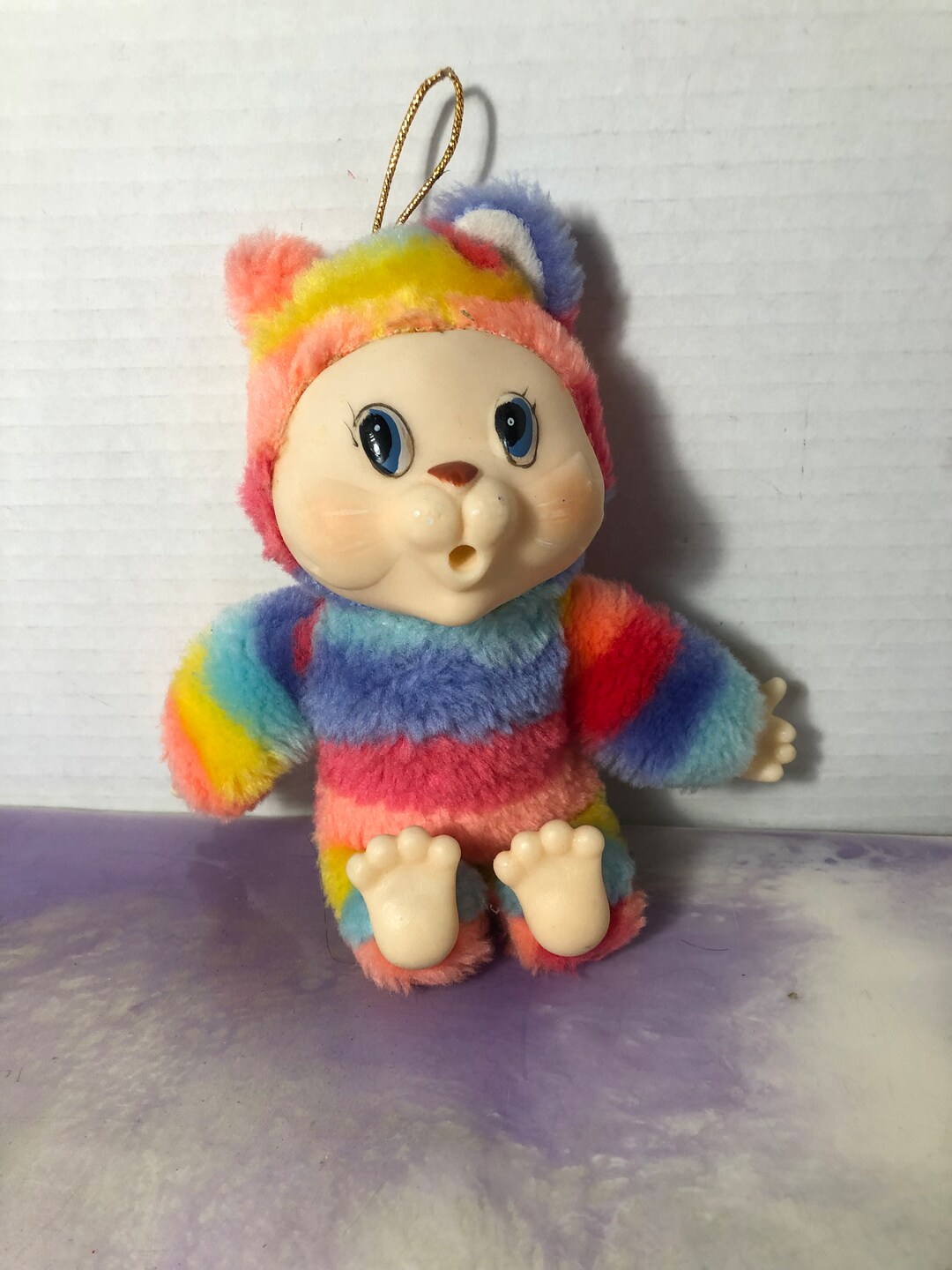 Vintage Monchhichi Styled Monchichi Plush Stuffed Animal Figure Boy ...