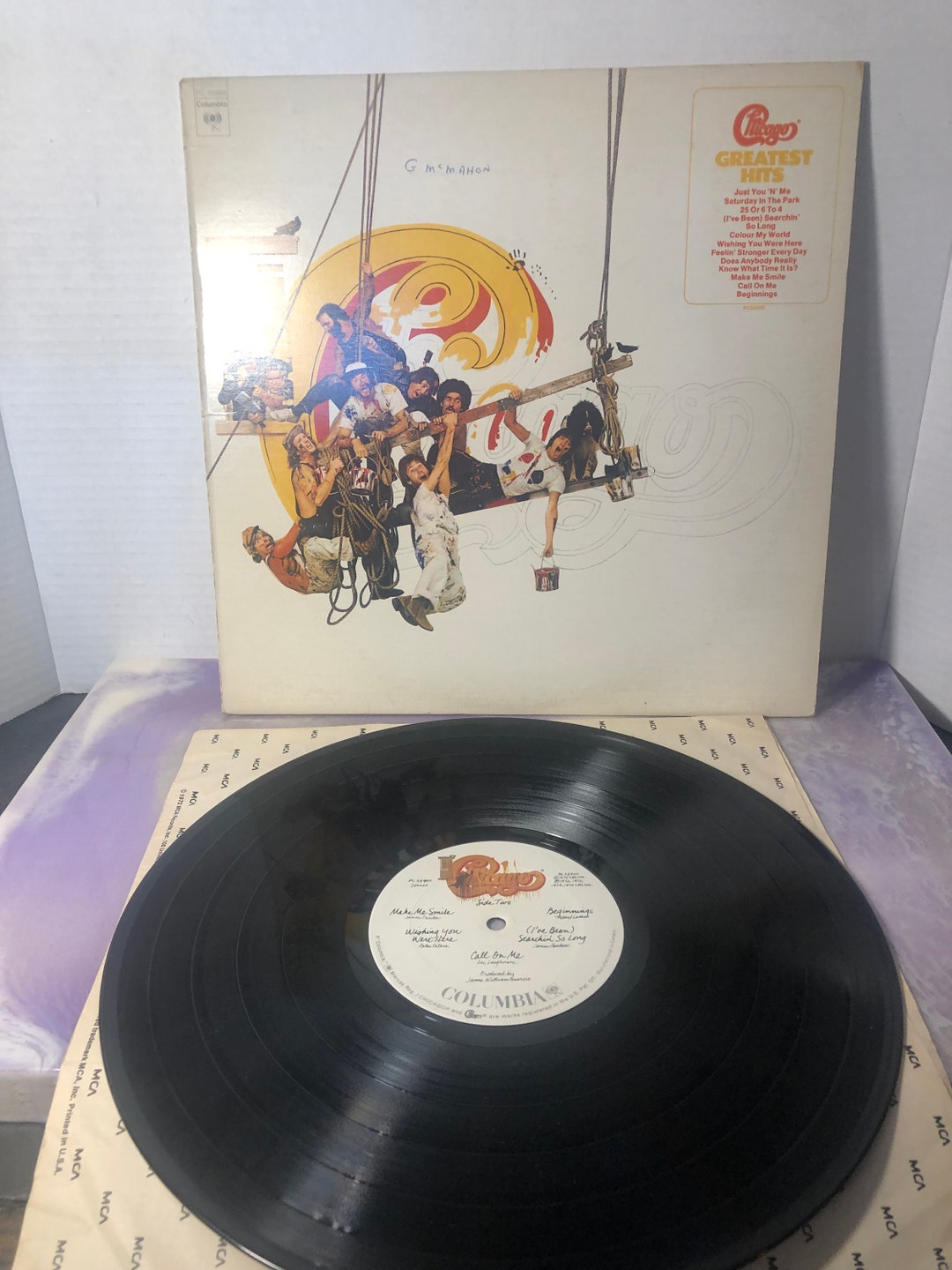 Vintage Album Record 1980's Chicago - Greatest Hits Vintage Vinyl ...