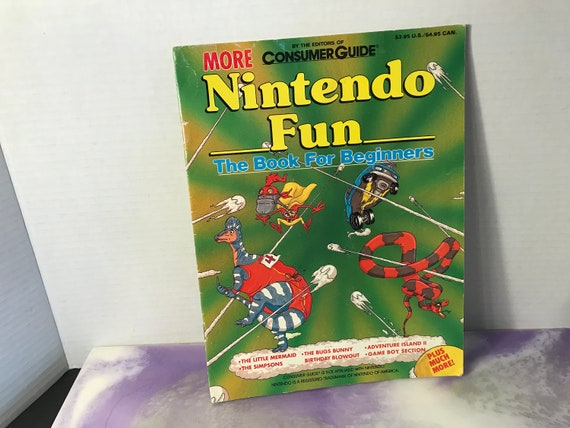 Vintage MORE Nintendo Fun the Book for Beginners Consumer | Etsy
