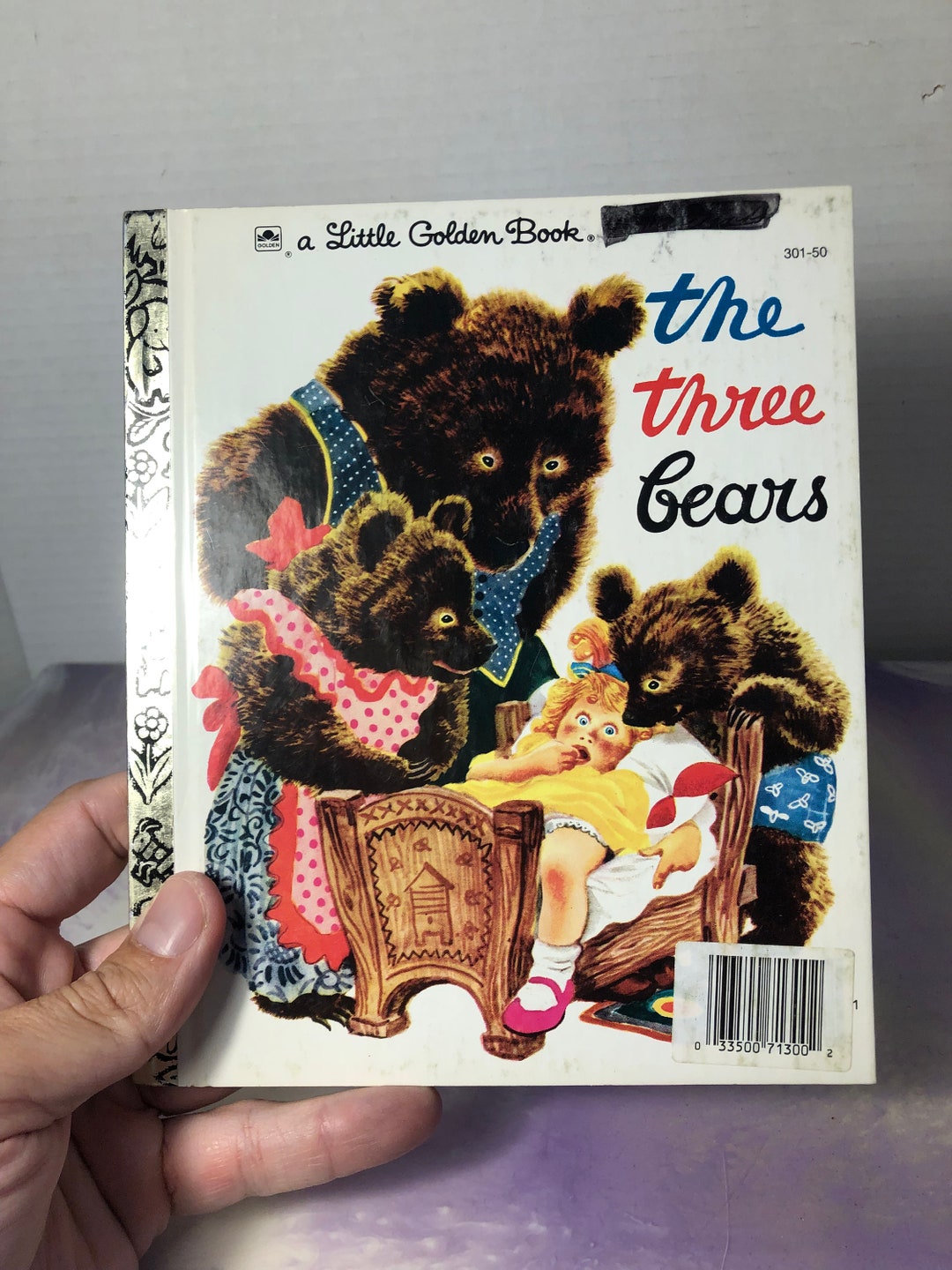 Vintage Little Golden Book the Three Little Bears Hardcover Children's ...