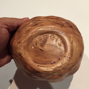 Vintage Ceramic Walnut Covered Nut Dish Retro Nut / Candy Dish Awesome ...
