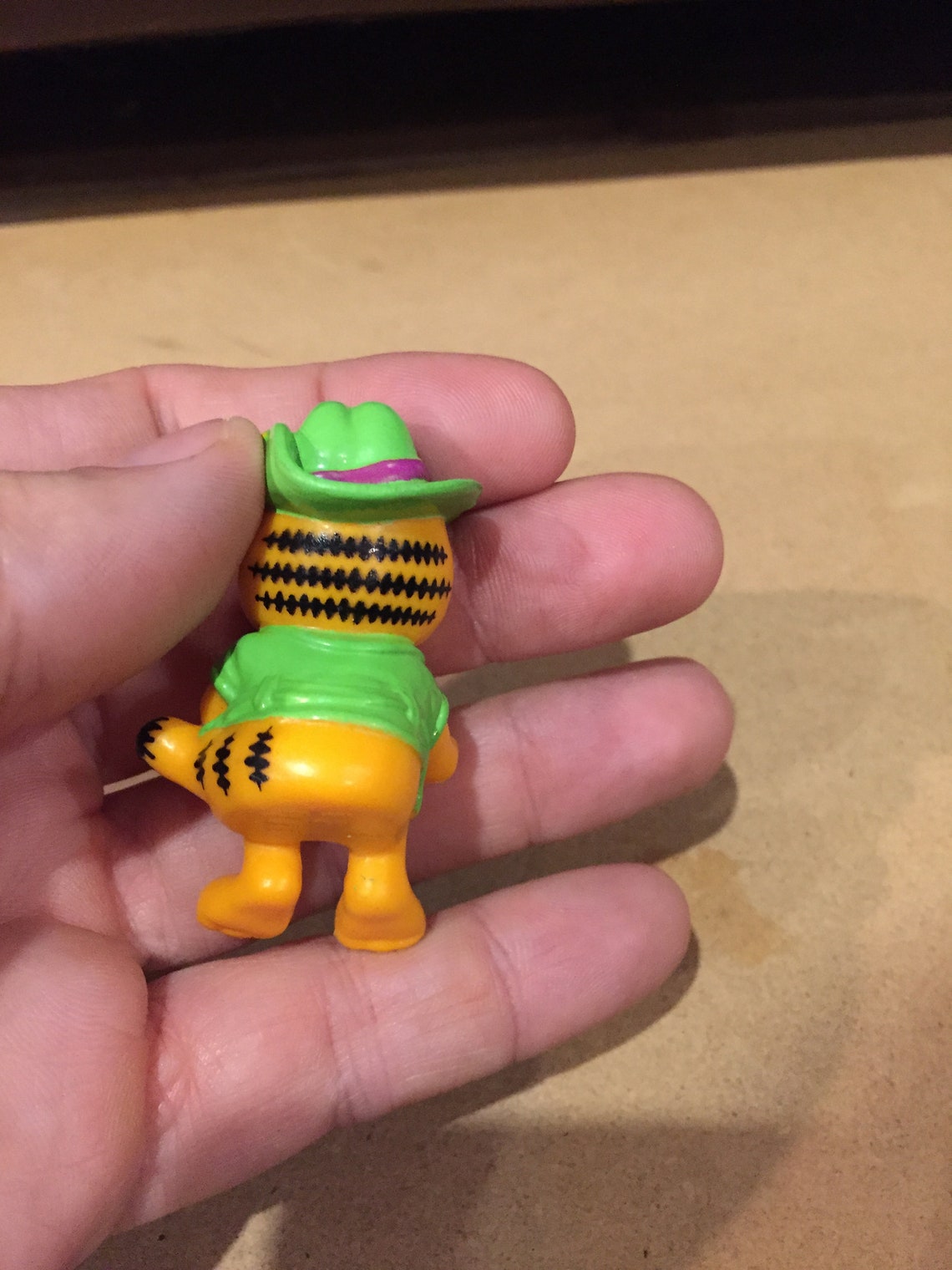 Vintage 1980's Garfield PVC Figure Safari Garfield MCDONALD'S Vintage ...