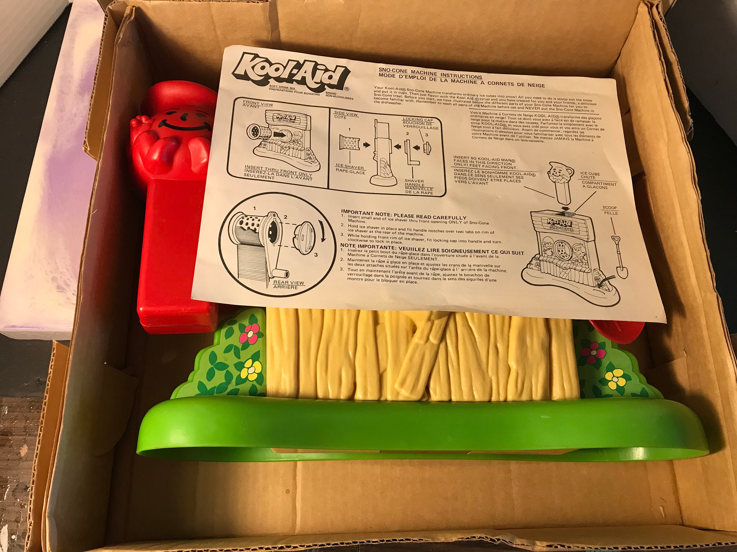 Vintage 1984 Kool-Aid Sno Cone Machine in Box Super Cool | Etsy