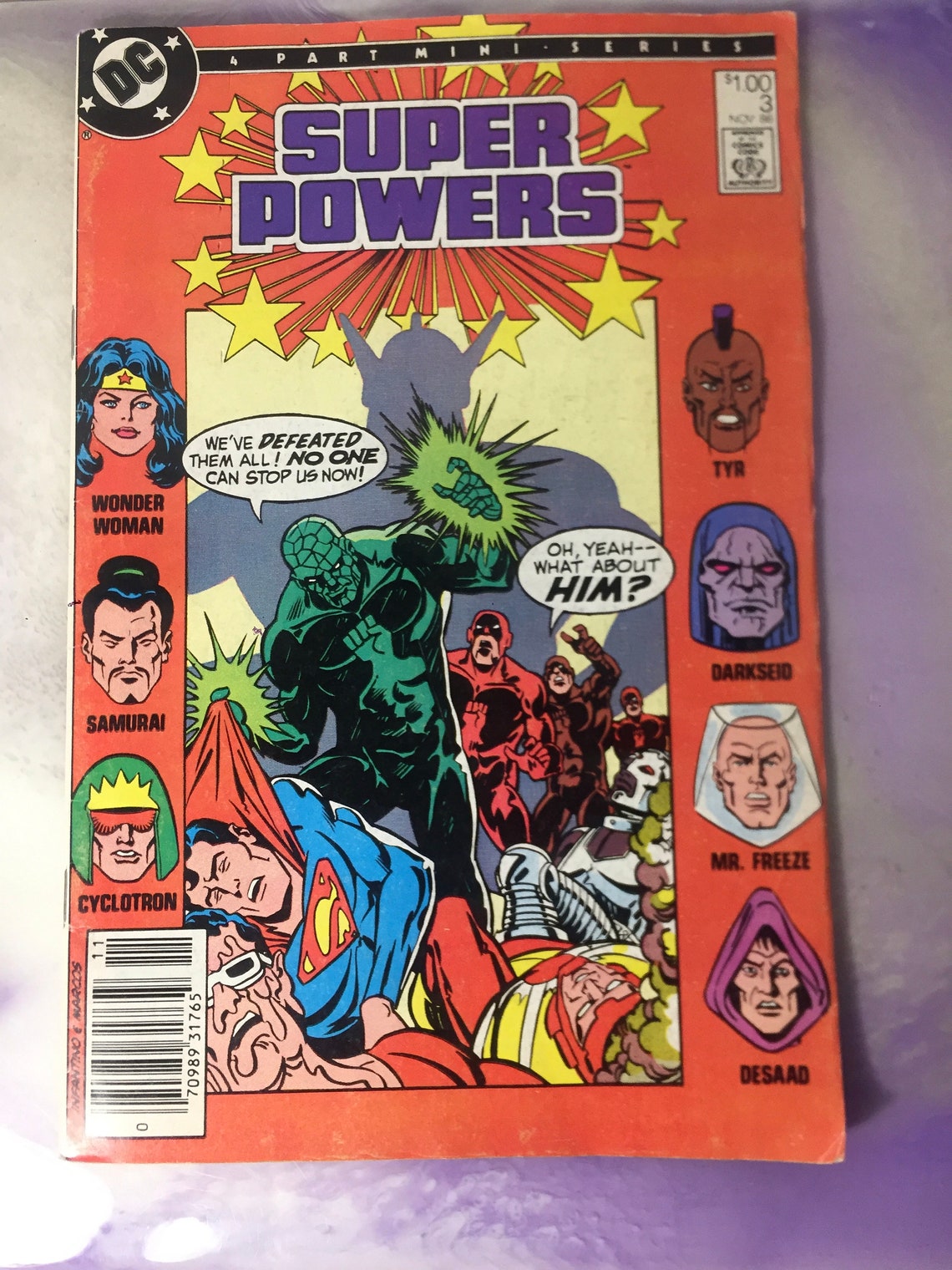Vintage DC Comics DC Super Powers 6 Part Mini Series Book 3 - Etsy